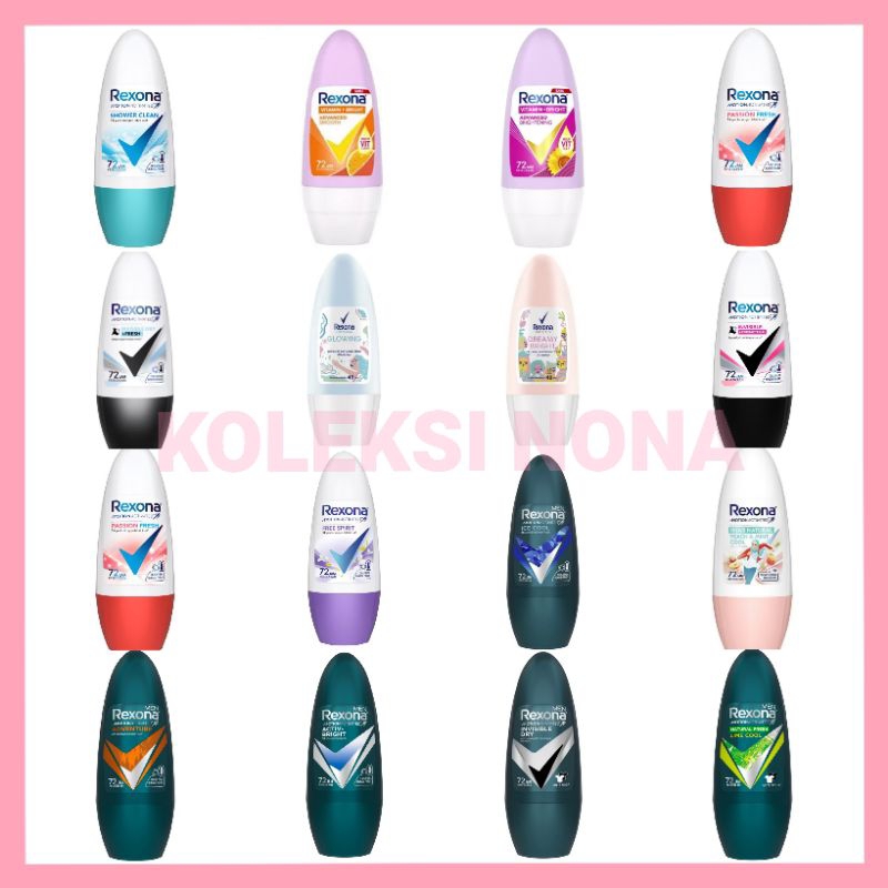 Jual Rexona Deodorant Roll on All Varian 40/45ml | Shopee Indonesia