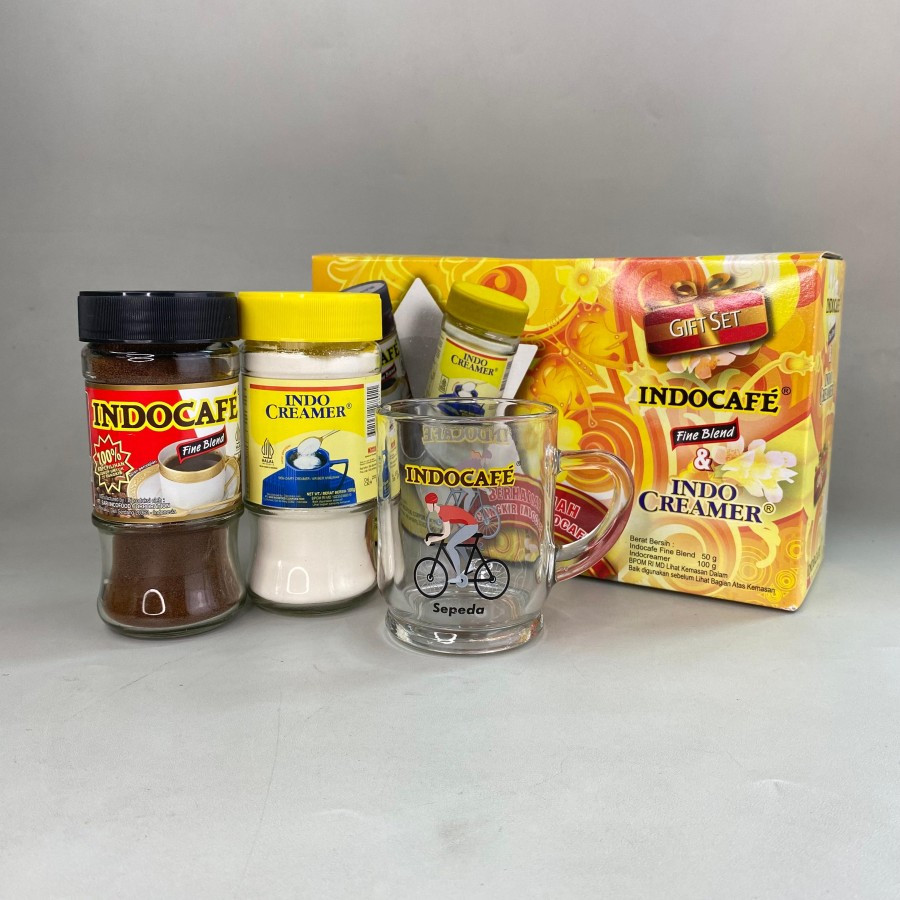 Jual (Indocafe Compact Set) Indocafe Fine Blend 50gr & Indo Creamer ...