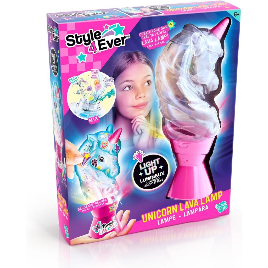 Jual Style 4 Ever Unicorn Lava Lamp Light Up Mainan Slime | Shopee ...