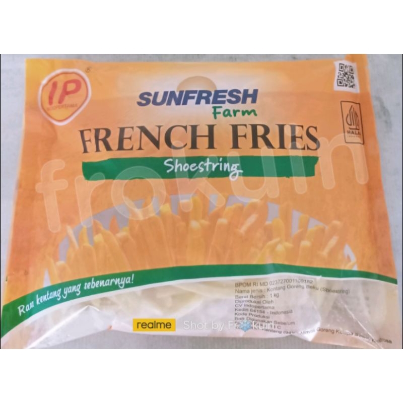 Jual Sunfresh Farm French Fries Shoeglass 1Kg - Frozen Food Murah ...