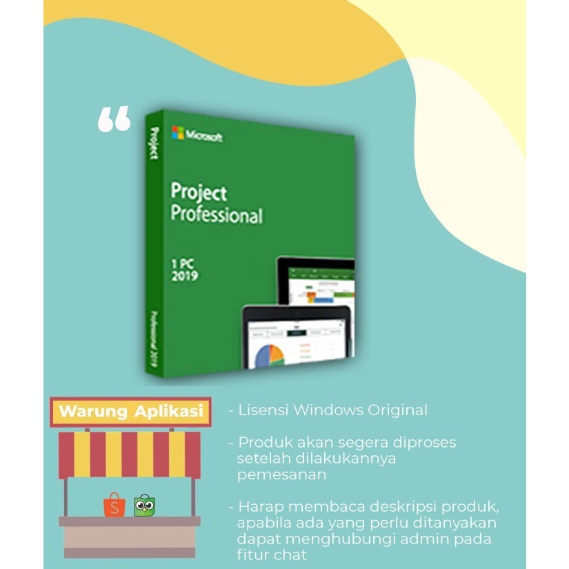 Jual Microsoft Project 2019 Pro Plus Original Lifetime activated Permanent + DVD | Shopee Indonesia