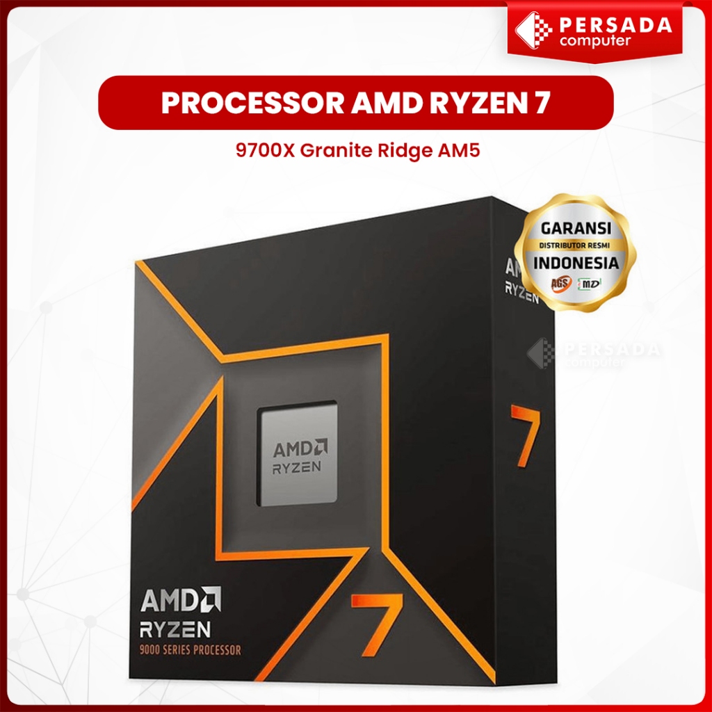 Jual PROCESSOR AMD RYZEN 7 9700X Granite Ridge AM5 | Shopee Indonesia