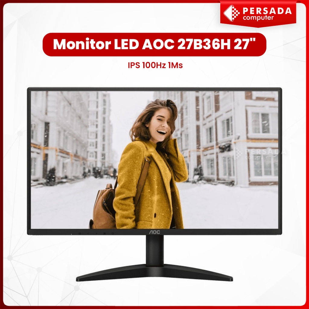 Jual Monitor LED AOC 27B36H 27" IPS 100Hz 1Ms | Shopee Indonesia