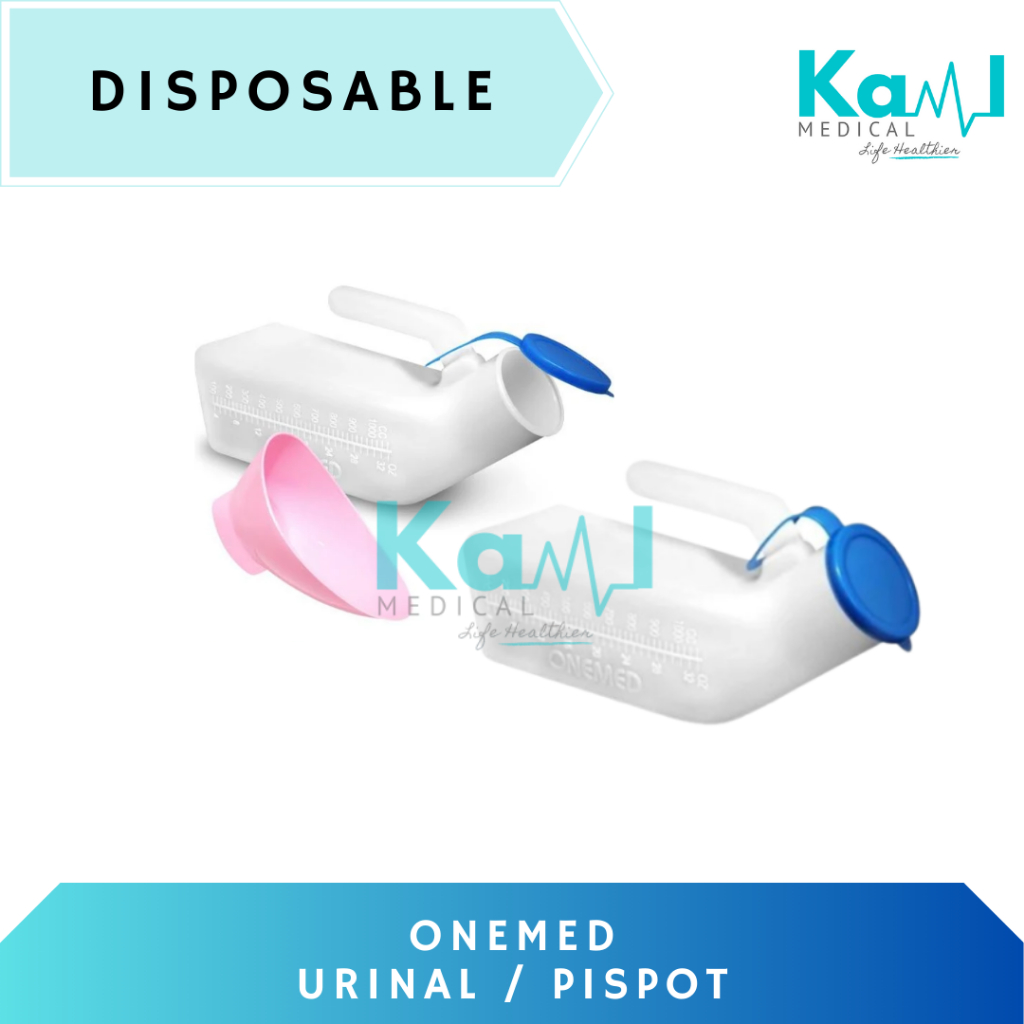 Jual ONEMED Urinal Pispot Plastik | Pispot Laki-Laki + Tutup | Pispot ...