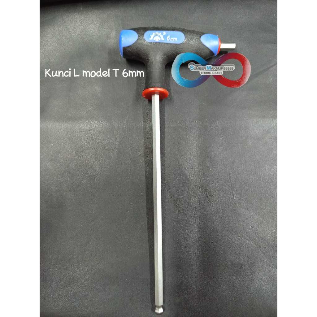 Jual Kunci L Model T Tjap Mata - T Handle Hex Wrench Ukuran 6mm ...