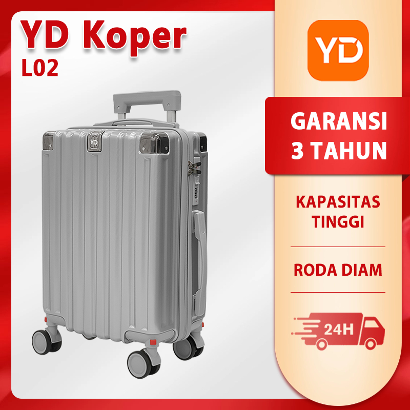 Jual YD L02 Koper 24 inch anti Pecah Tahan Banting TSA Lock Roda 4 ...