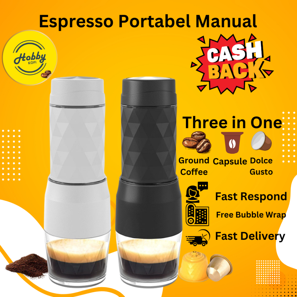 Jual Mini Expresso Maker Portabel Manual Pembuat Expresso | Shopee ...