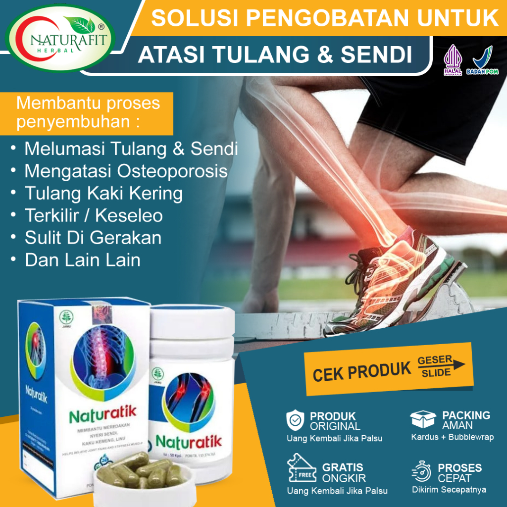 Jual Obat Tulang Kaki Kering Retak Otot Kaku Nyeri Cedera Tendon ...