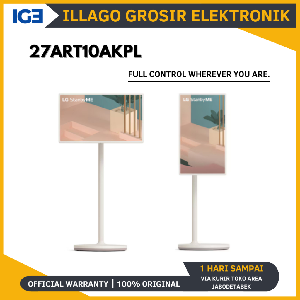 Jual LG 27ART10AKPL StanbyME Full HD Smart TV Touch Screen 27 Inch LG ...