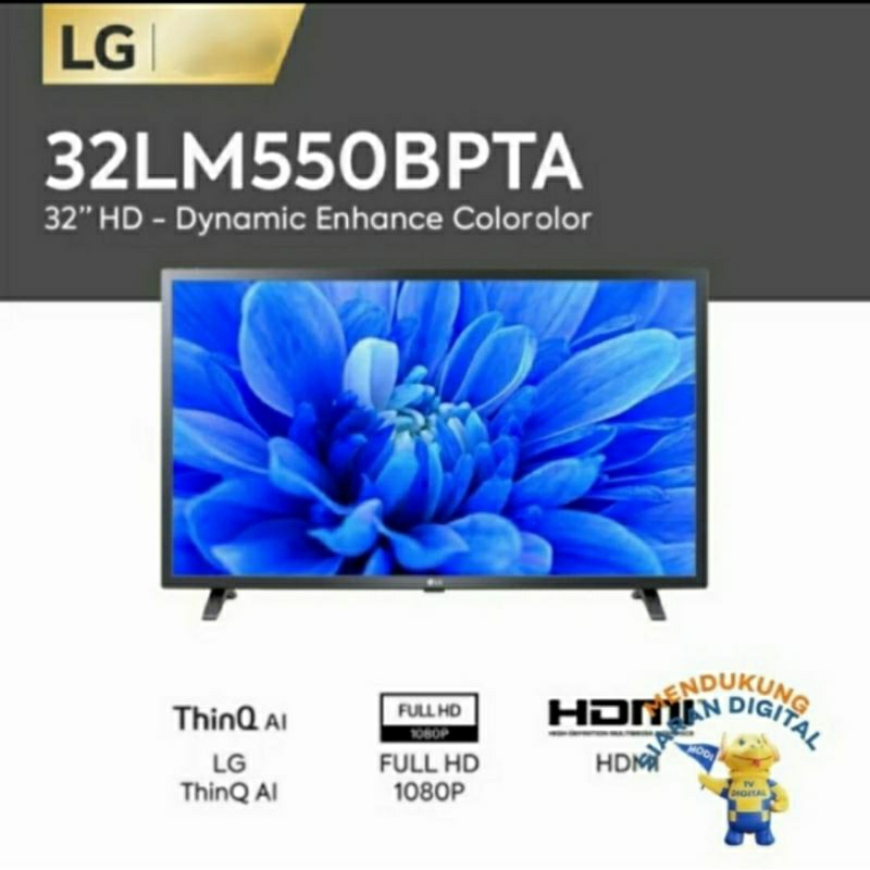 Jual LG 32LM550BPTA Televisi 32" Digital TV Garansi Resmi SNI | Shopee ...