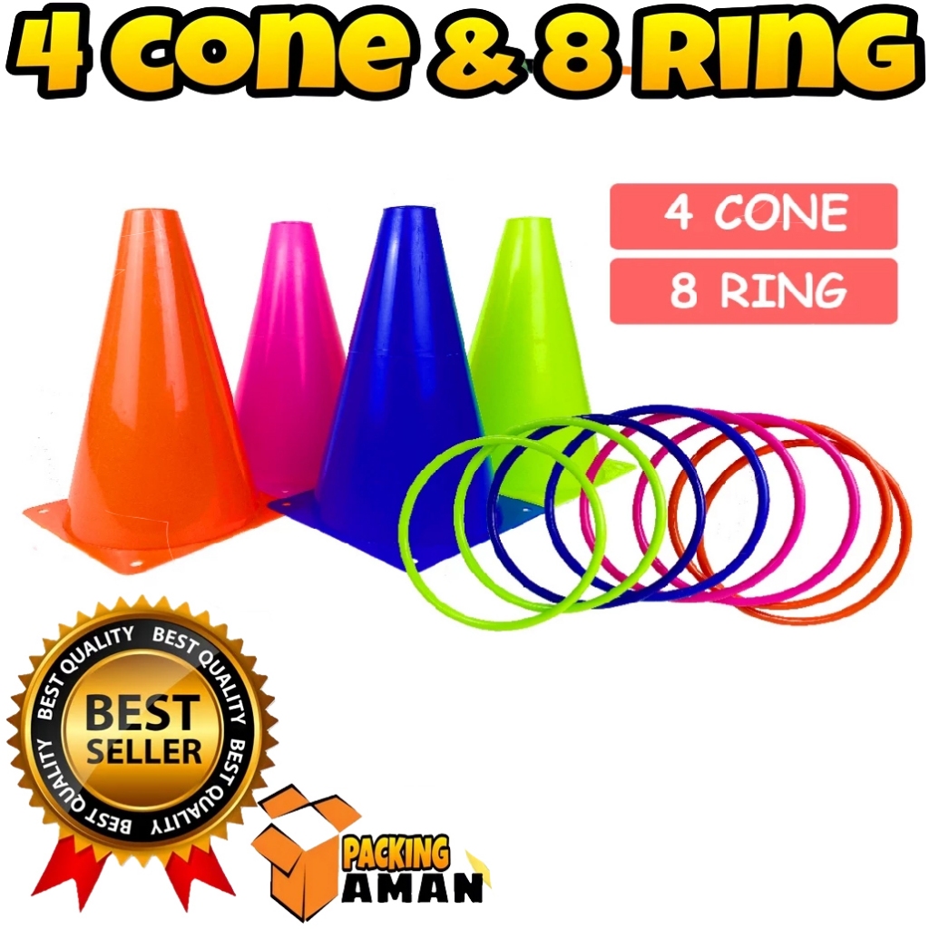 Jual Mainan Anak Edukasi Cone Ring / Ring Throwing Game / Mainan Lempar ...