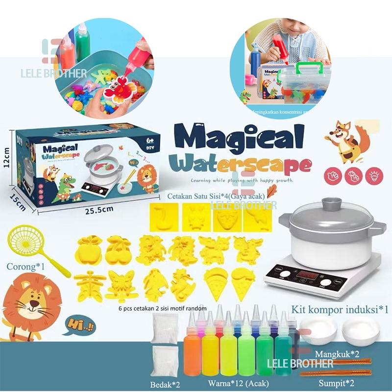 Jual LELE BROTHER Mainan Jelly Air Magic Prakarya Anak Magical ...