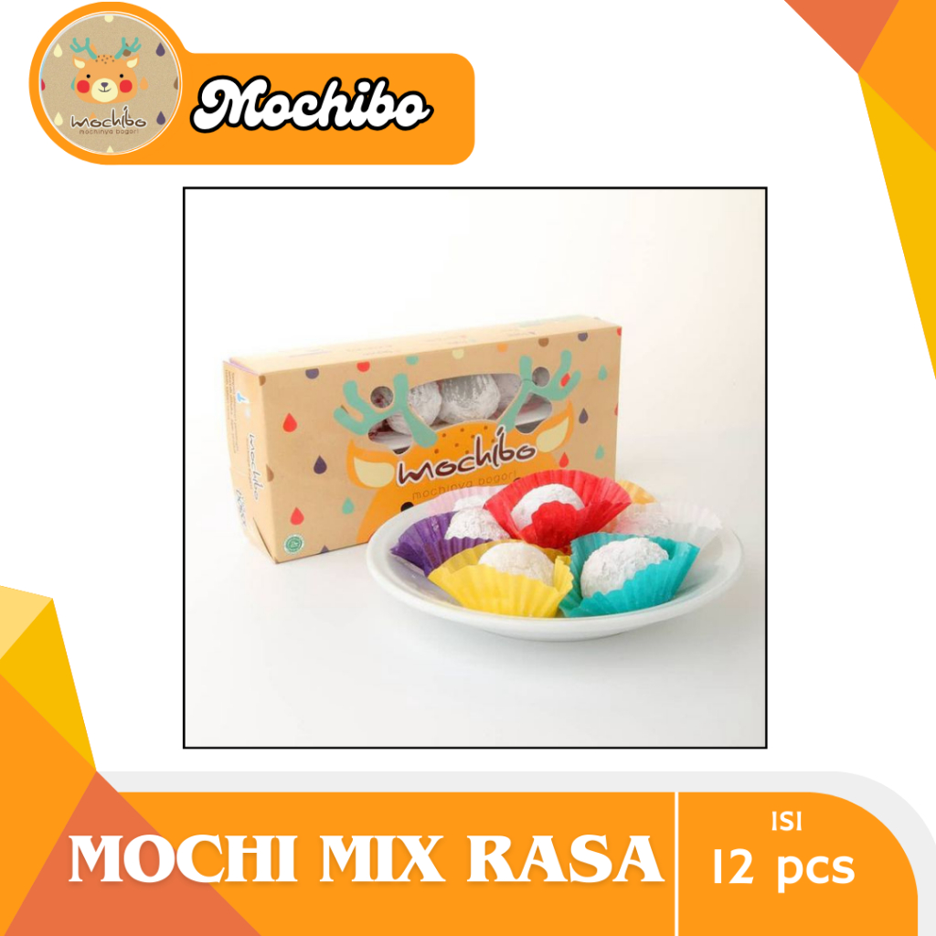 Jual Mochibo Mochi Rasa-Rasa Oleh Oleh Khas Bogor Isi 12 Per Box | Enak ...