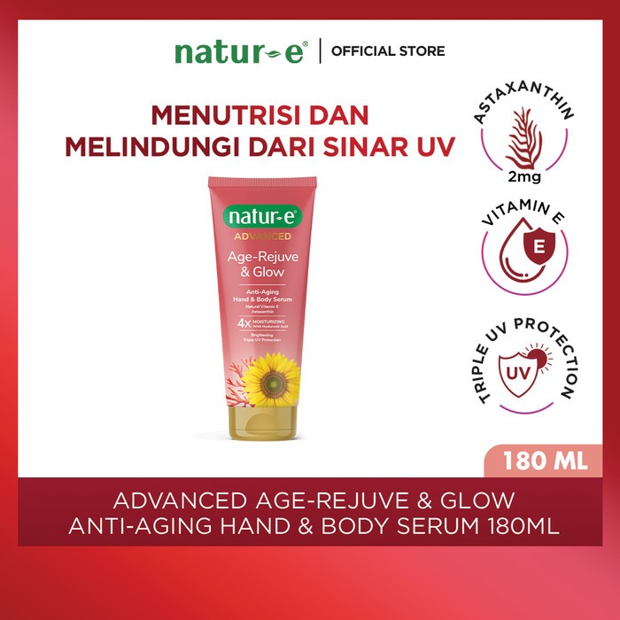 Jual Natur-E Advanced Age-Rejuve & Glow Anti-Aging Hand & Body Serum ...