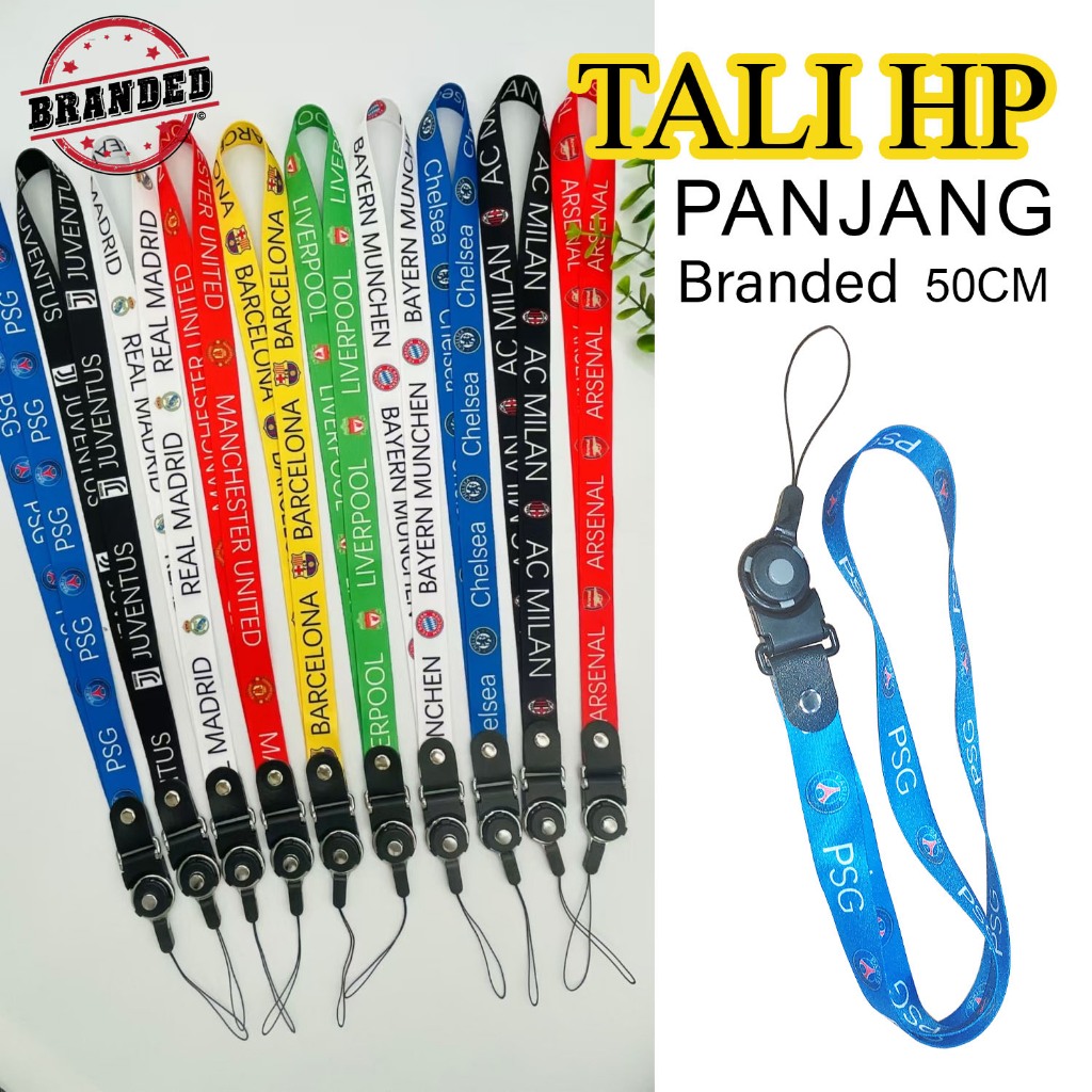 Jual TALI HP PANJANG 50 CM BRAND3D | Shopee Indonesia