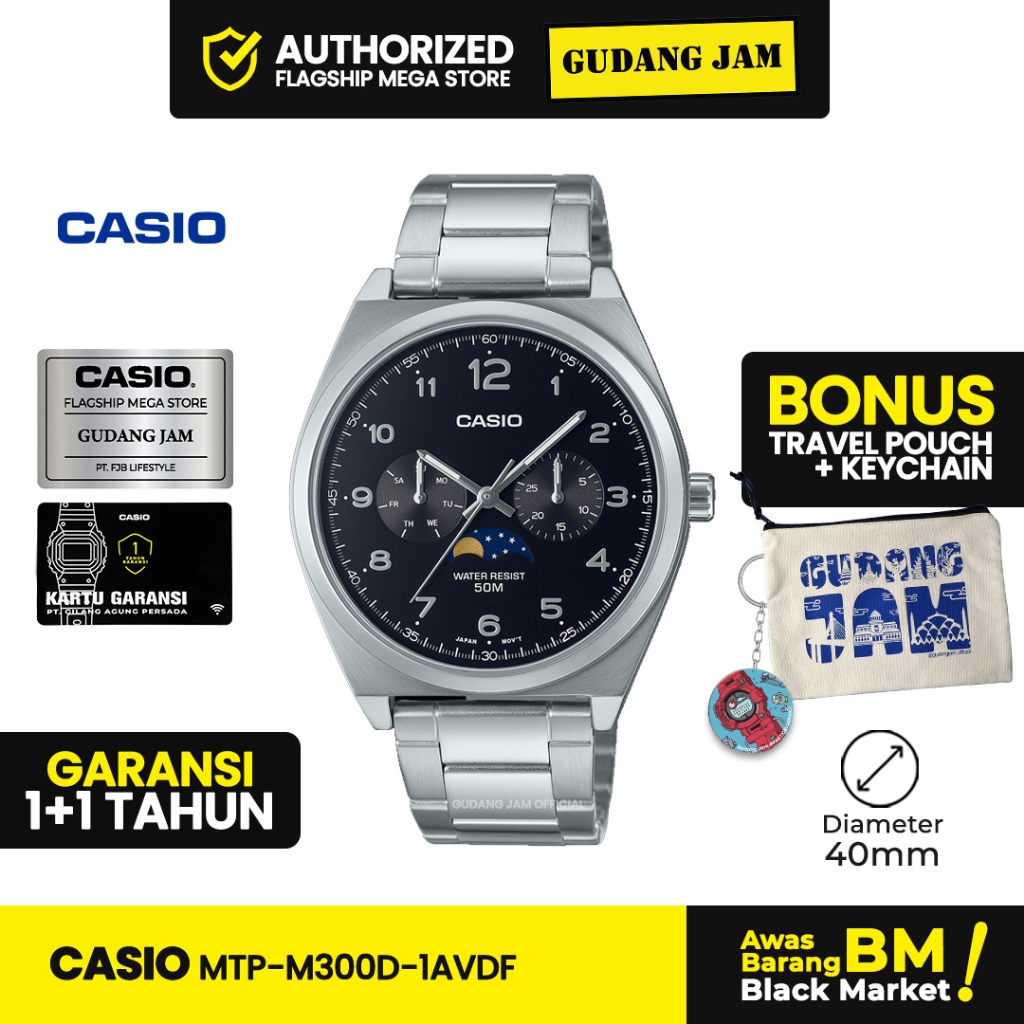Jual Jam Tangan Casio MTP-M300D-1AVDF MTP-M300D MTP-M300 MTPM300D MTP ...