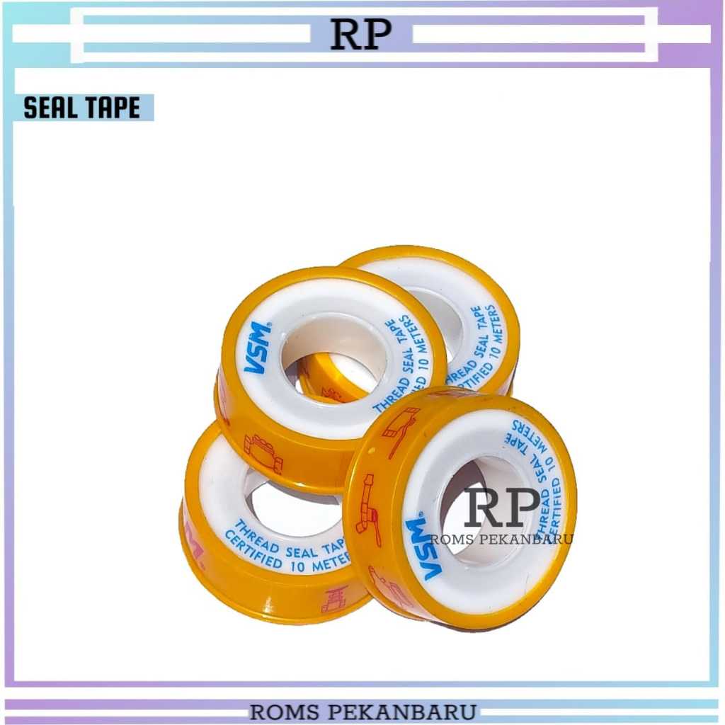 Jual SEAL TAPE VSM-SEALTAPE KRAN PIPA-SOLASI KRAN AIR | Shopee Indonesia
