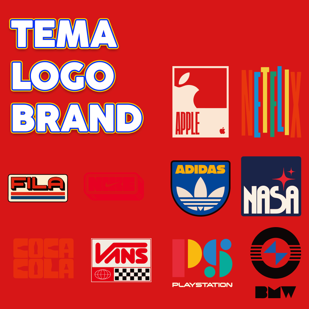 Jual SABLON SETRIKA SATUAN TEMA LOGO BRAND VOL.1 / SABLON DTF LANGSUNG ...