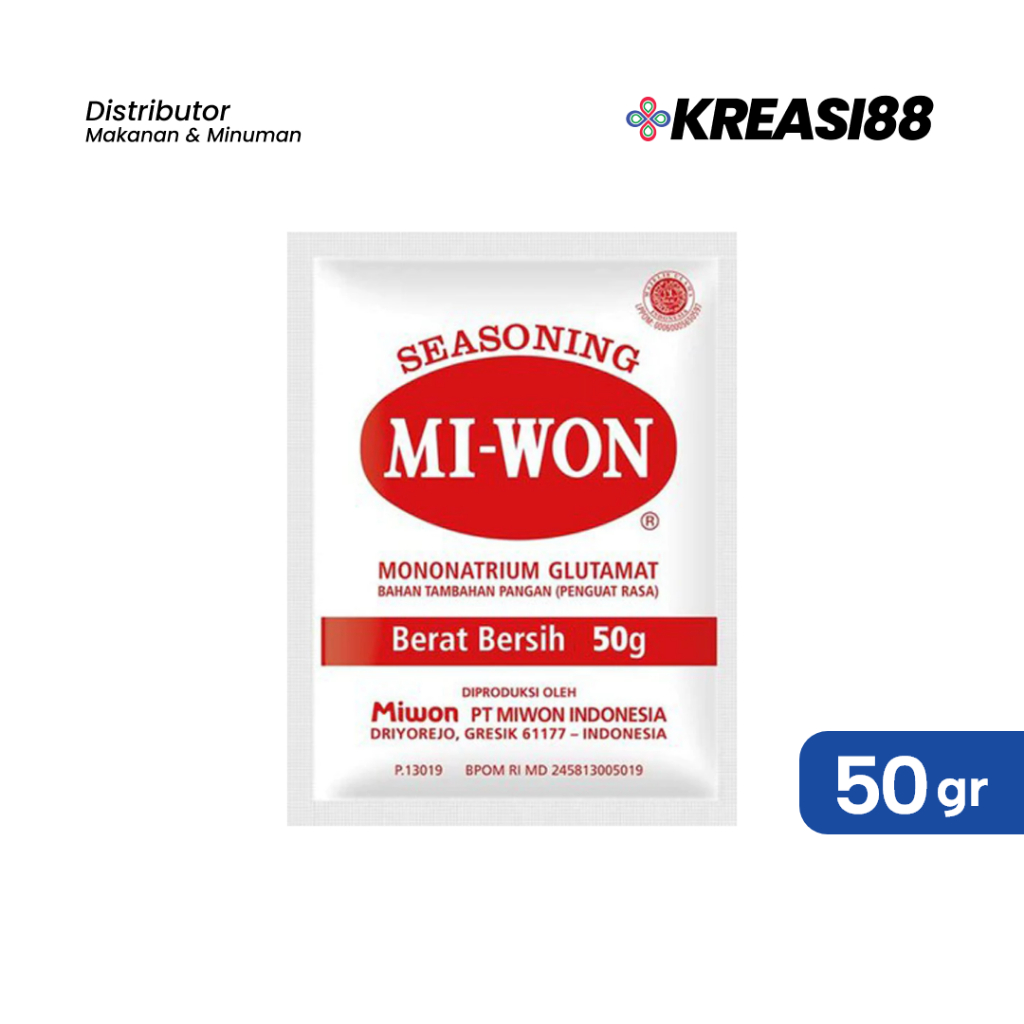 Jual MIWON MICIN / MIWON MSG / MIWON PENGUAT RASA 50 GR | Shopee Indonesia