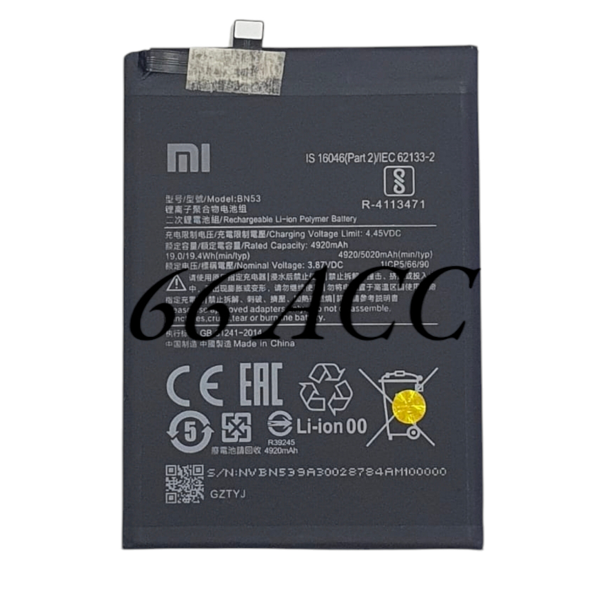 Jual Baterai Ori100 for Xiaomi Redmi Note 9 Pro / BN53 / BN-53 | Shopee ...