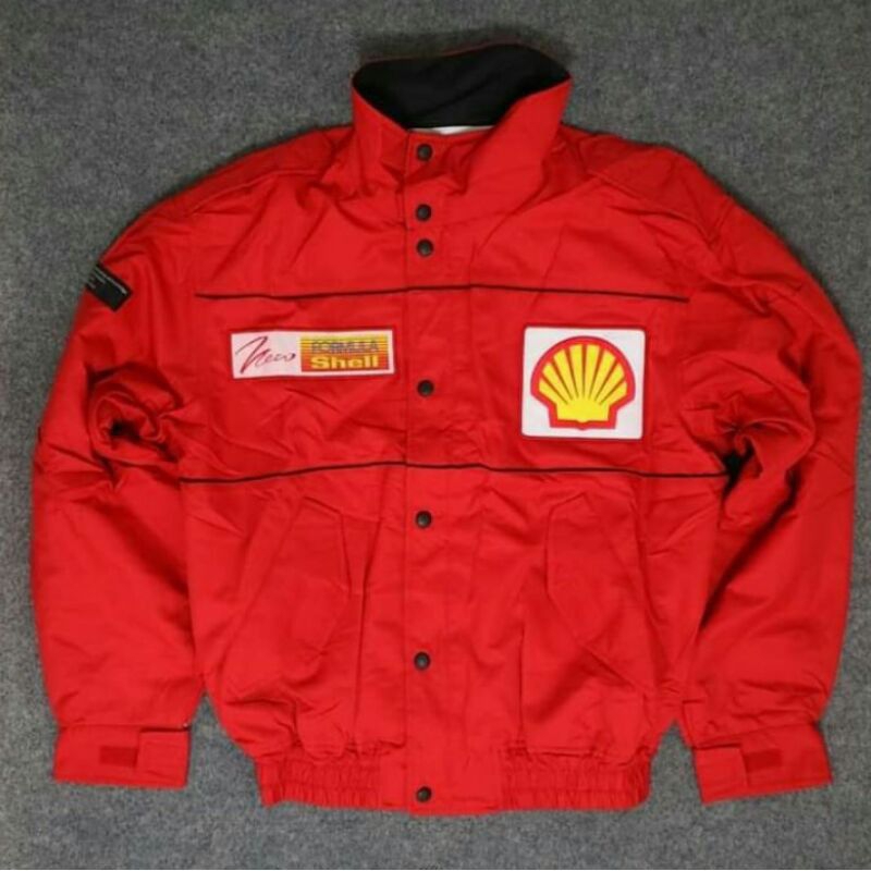 Jual jacket bomber Oren Showa Shell sekiyu K.k | Shopee Indonesia