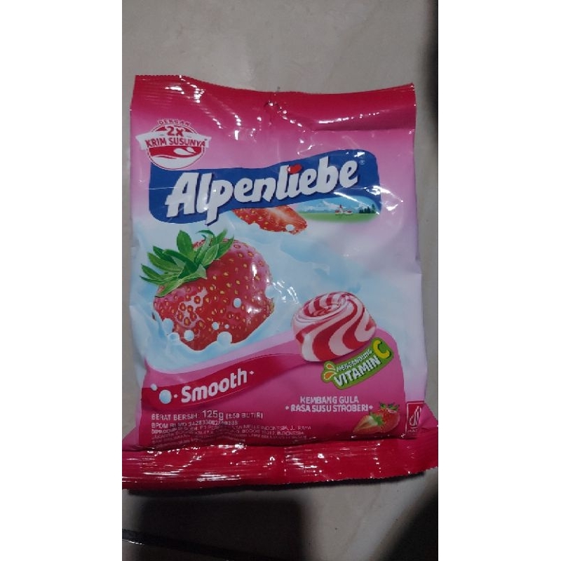 Jual Alpenlieble smooth rasa susu stroberi 125g | Shopee Indonesia