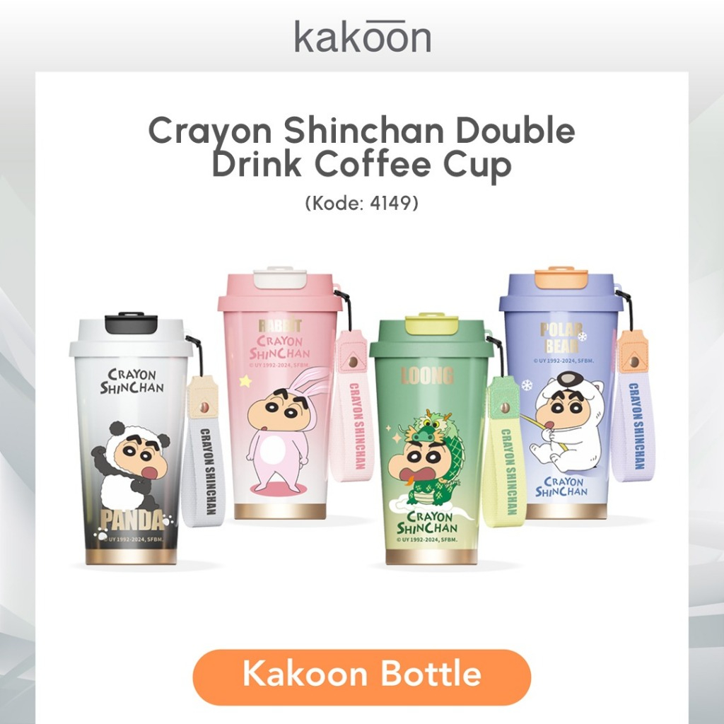 Jual Kakoon Crayon Shinchan Double Drink Coffee 520ML | Shopee Indonesia