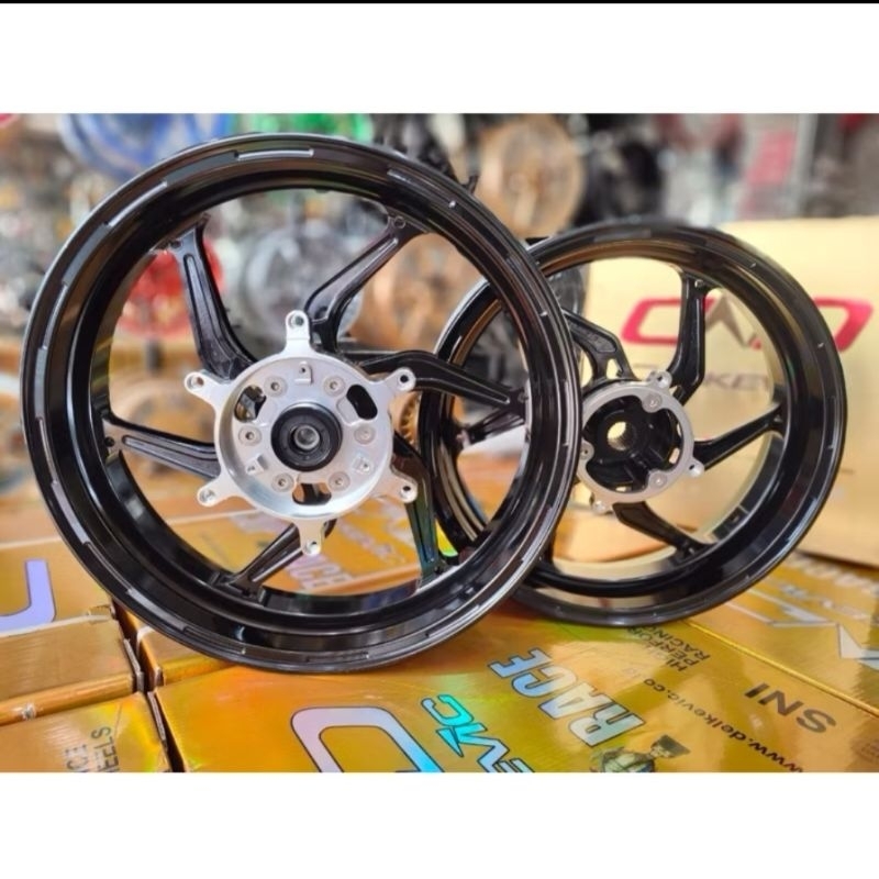 Jual VELEG DND RACING NOZ P6 STAR RING 15*400_14x350 VELG XMAX FORZA ...