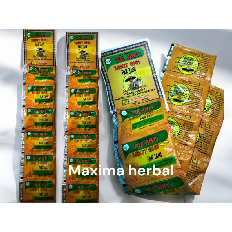 Jual pak tani pil sakit gigi dan gusi | Shopee Indonesia
