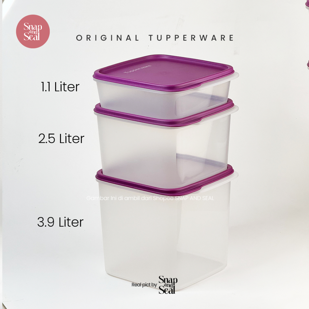Jual TUPPERWARE SMART SAVER SQUARE | Shopee Indonesia