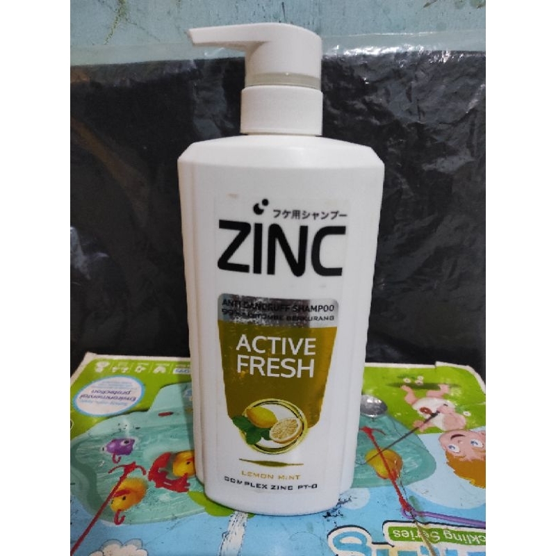 Jual Zinc Anti-Dandruff Shampo Active Fresh 680Ml | Shopee Indonesia