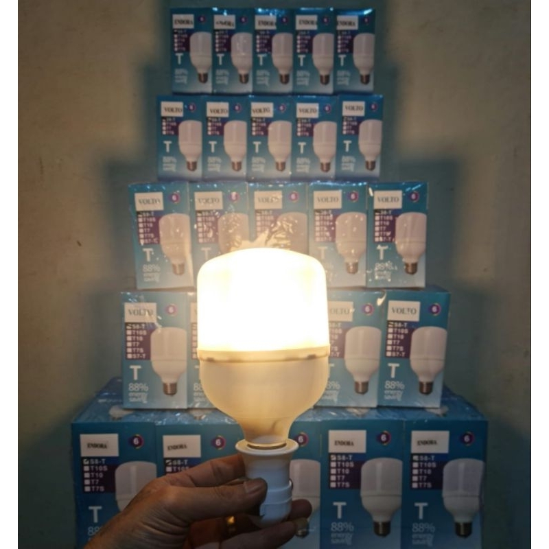 Jual LAMPU LED 20 WATT WARNA KUNING ( WARM WHITE ) HEMAT ENERGI 88% ...