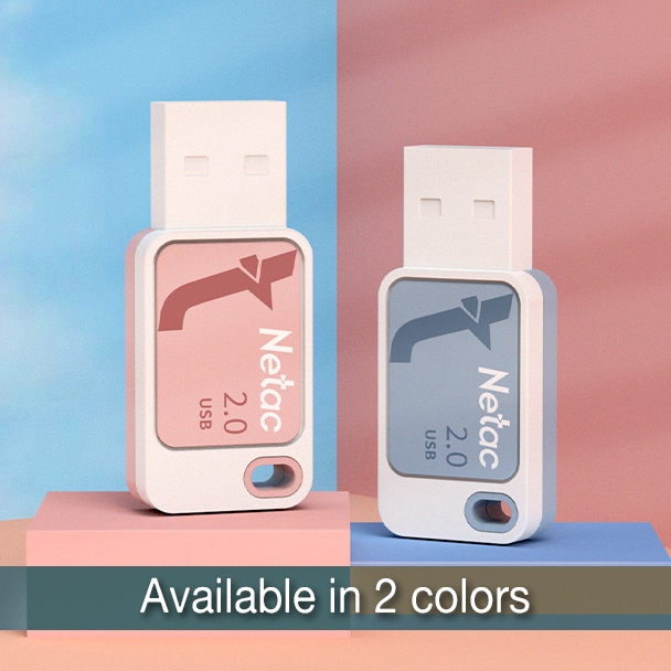 Jual Netac Flashdisk UA31 USB 2.0 Flash Drive 8GB/16GB/32GB/64GB Pink ...