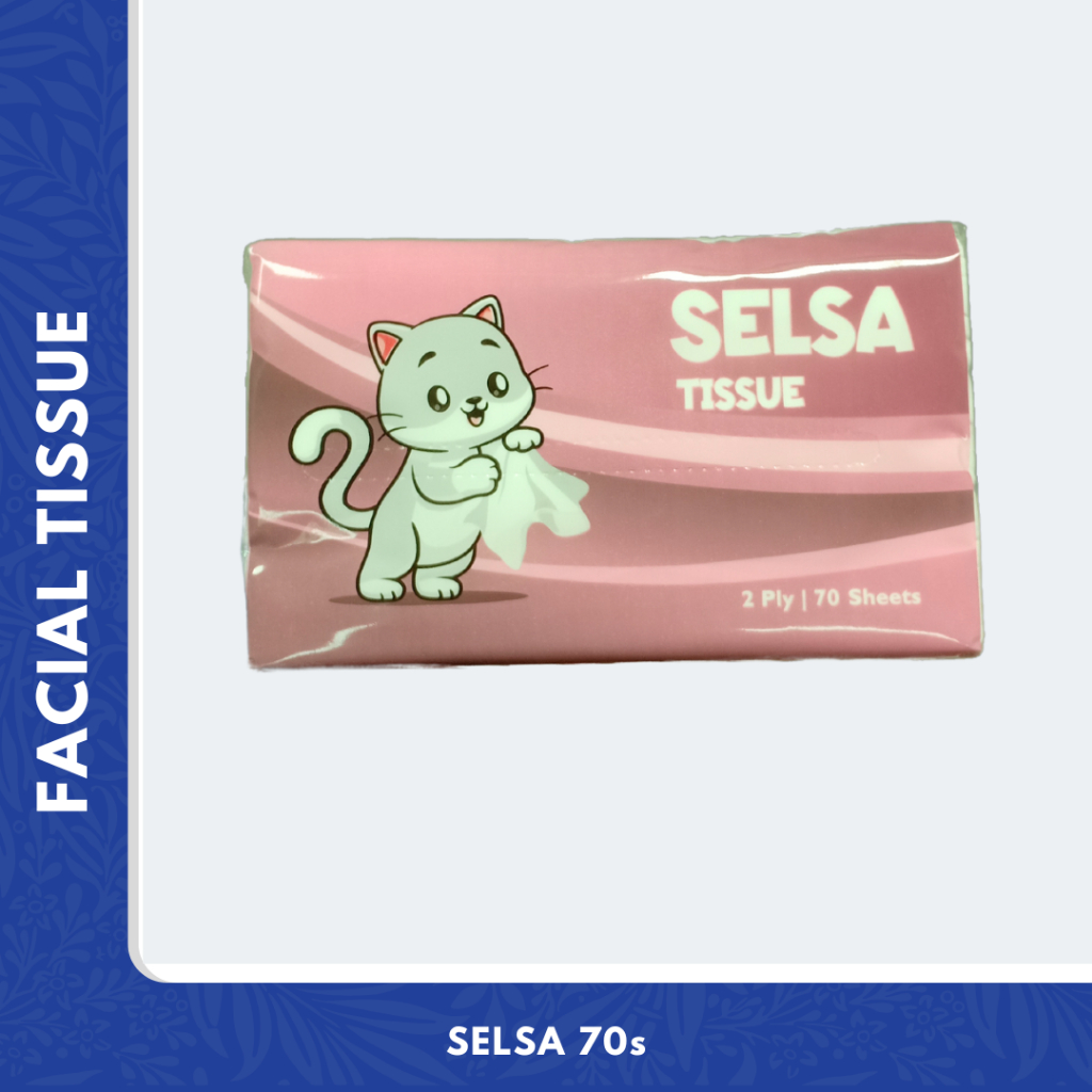 Jual Tissu Wajah Selsa Facial Tissue tisu 2ply isi 70 lembar travel ...