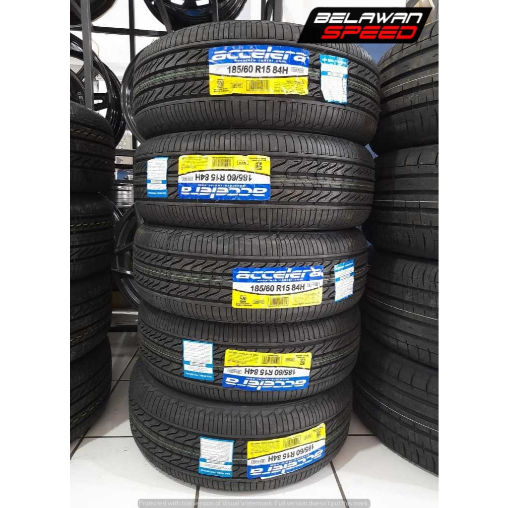 Jual BAN MOBIL TUBLES MERK ACCELERA ECO PLUSH UKURAN 185 60 R15 RING 15-BELAWAN SPEED CIMANGGIS ...