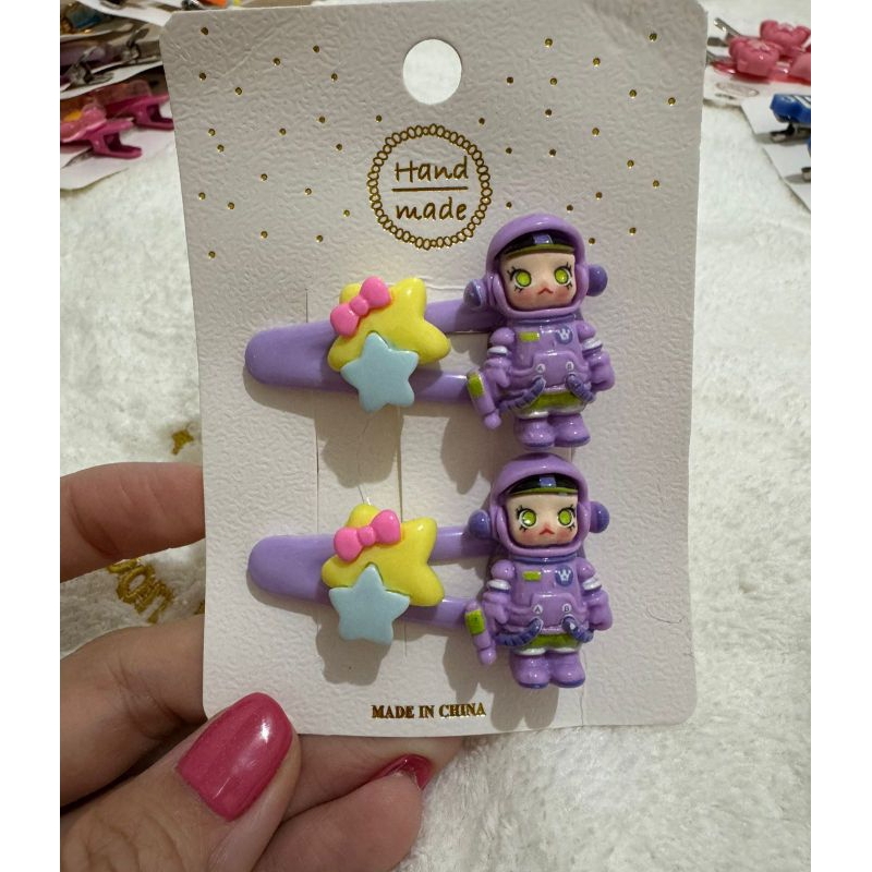 Jual JEPIT RAMBUT ANAK CEWE ISI 2PC CRYBABY LABUBU MOLLY CAPYBARA ...