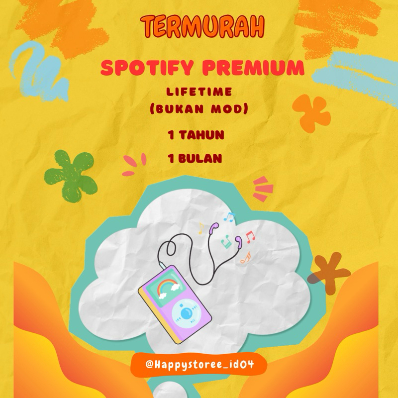Jual Termurah Spotify Premium Lifetime (Bukan Mod) 1 Tahun I Bulan | Shopee Indonesia