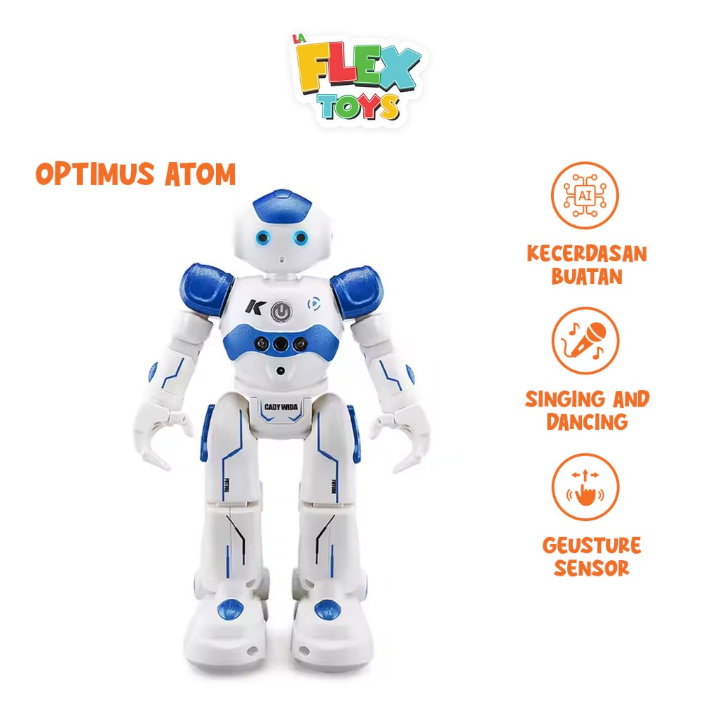 Jual Optimus Atom Robot AI Robot Mainan Robot Pintar Otomatis | Shopee ...