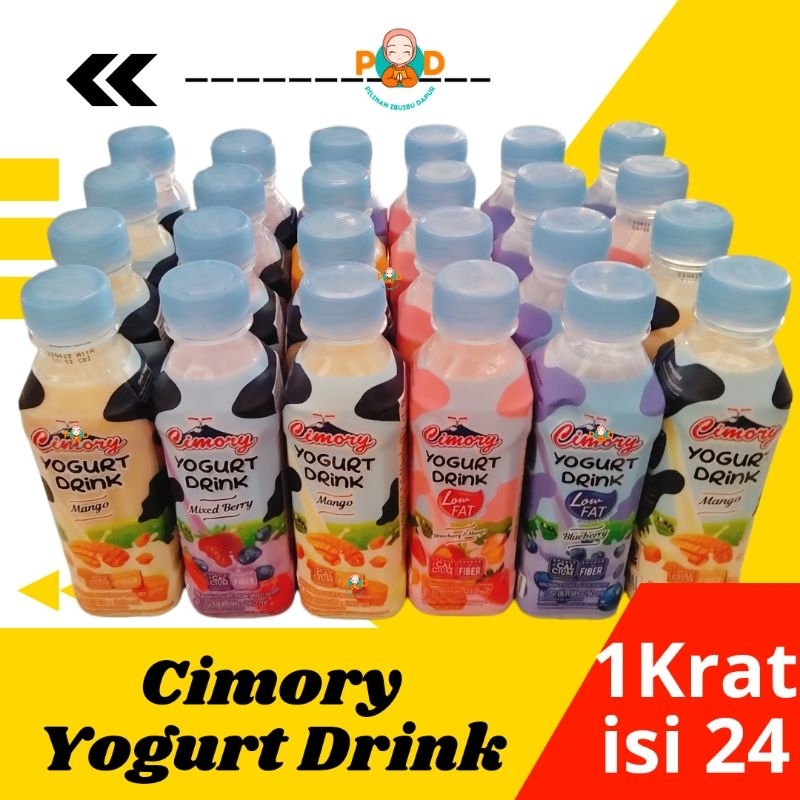 Jual CIMORY YOGURT DRINK MIX RASA 1 KART ISI 24 | Shopee Indonesia