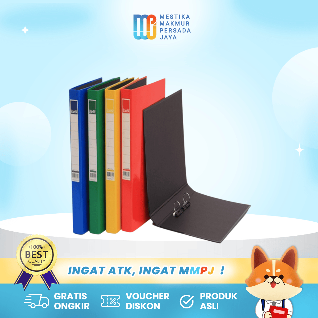 Jual Bantex Laminated Ring Binder A4 2 Ring 20mm Tempat Dokumen Berkas ...