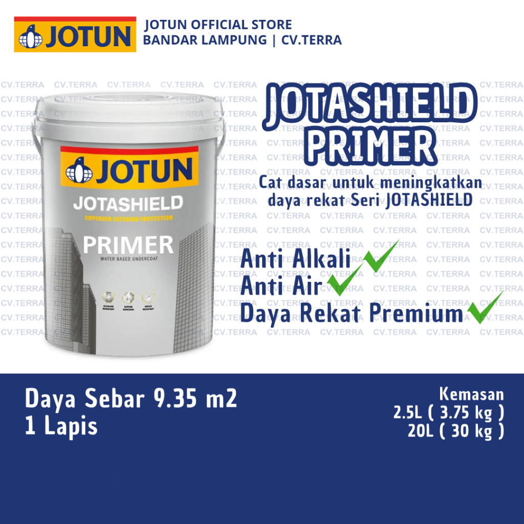 Jual JOTUN JOTASHIELD PRIMER - Cat Dasar Premium Seri Jotashield - 3,75 ...