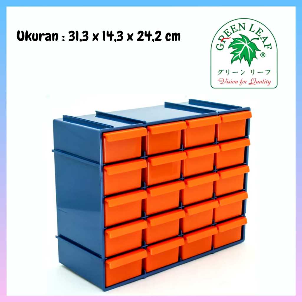 Jual Mini Drawer Cabinet CANYON/Rak Komponent 20 Laci/Laci Container 8 ...