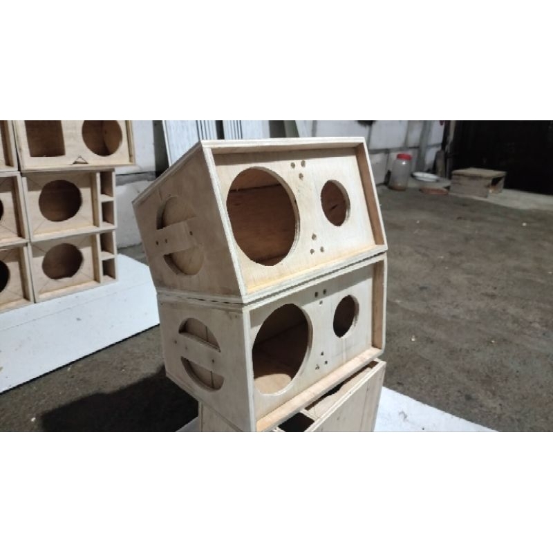 Jual box speaker miniatur 4 inch line array single plus tweeter ...