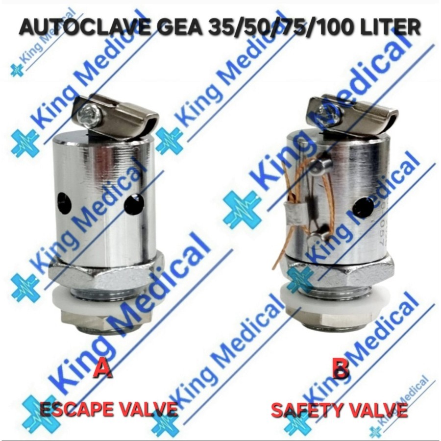Jual Safety Valve - Air Escape Valve Autoclave GEA 35/50/75/100 Liter ...
