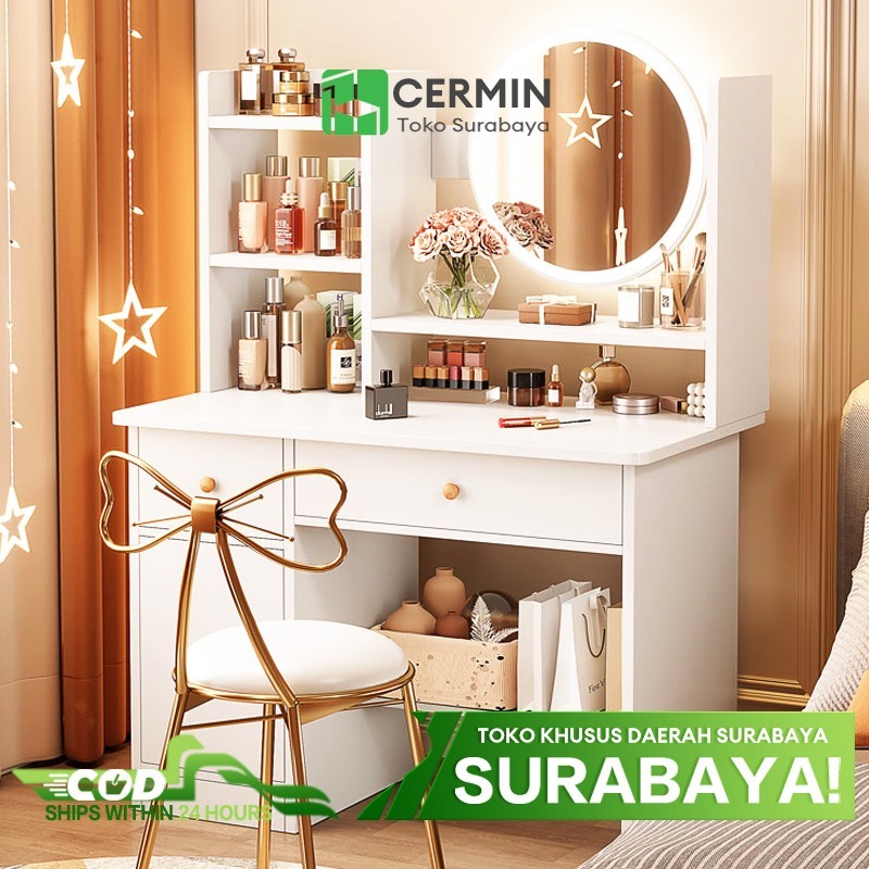 Jual Pengiriman Dari Surabaya---Meja Rias dengan Cermin Set Meja Rias ...