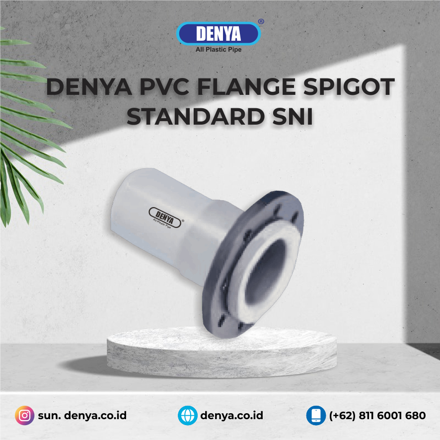Jual Denya PVC Fitting Flange Spigot Standard SNI SCJ Ukuran 200mm x ...