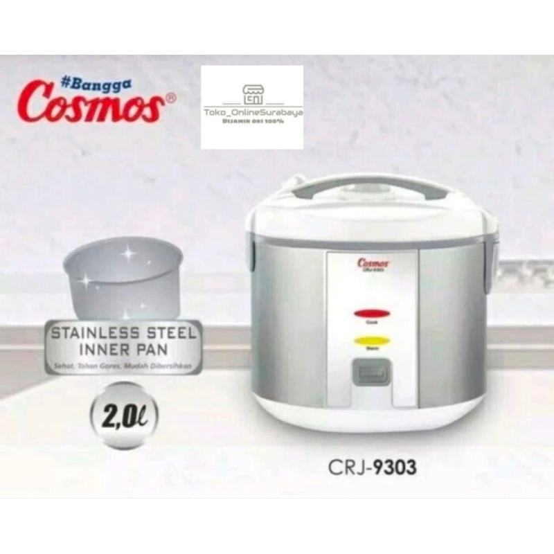 Jual magic com rice cooker 2L COSMOS CRJ9303 | Shopee Indonesia