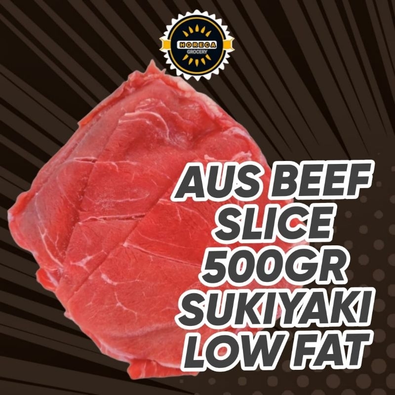 Jual AUS BEEF SLICE SUKIYAKI LOW FAT 500gr / AUSTRALIAN BEEF SLICE ...