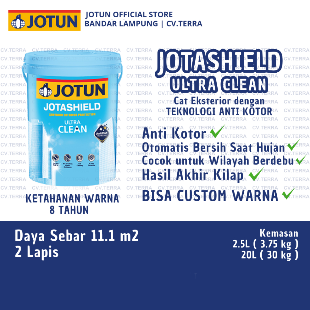 Jual JOTUN ULTRA CLEAN - Cat Eksterior Premium JOTASHIELD SERIES ...