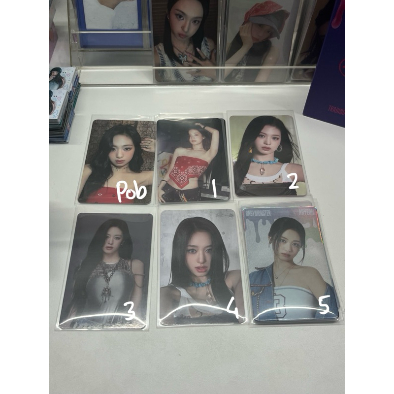 Jual pc babymonster trading card winterea asa ahyeon rami ruka rora ...